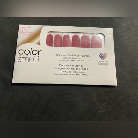 Color Street | Makeup | Nwt Color Street Nail Polish Strips Crantastic ...